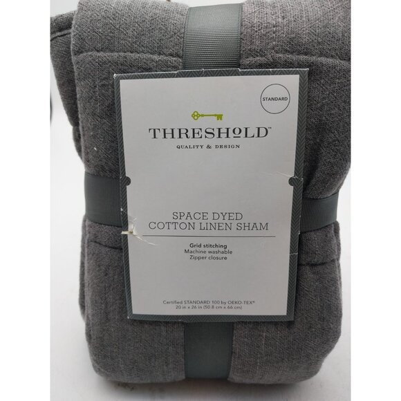 Threshold | Bedding | Threshold Standardqueen Space Dyed Cotton Linen ...